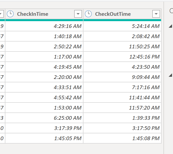 Stacked Chart for Check in out time - Microsoft Fabric Community