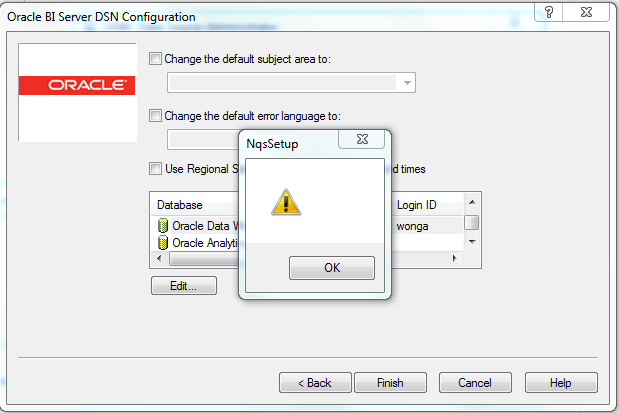 Connect to OBIEE RPD using ODBC Connection - Page 2 - Microsoft Fabric ...