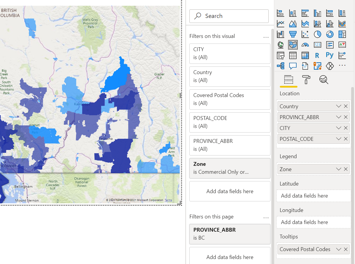 Filled Map colour density - Microsoft Fabric Community