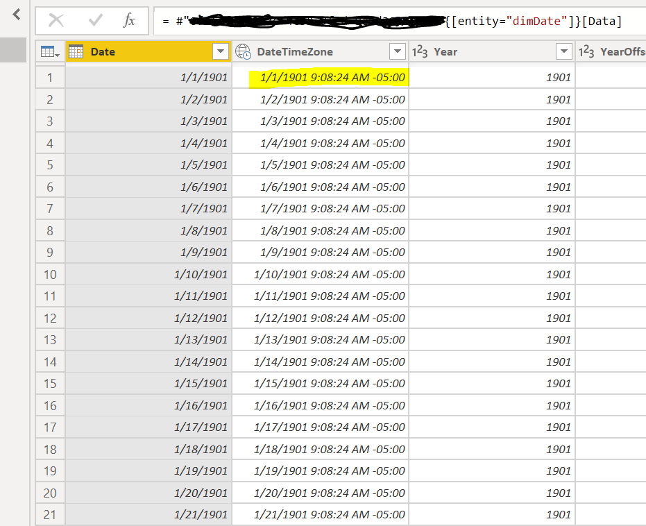 Solved: Showing latest Refresh Date as a DateTimeZone (Dat ...