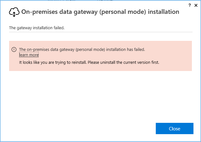 Solved: On-Premises Gateway problem - Microsoft Fabric Community