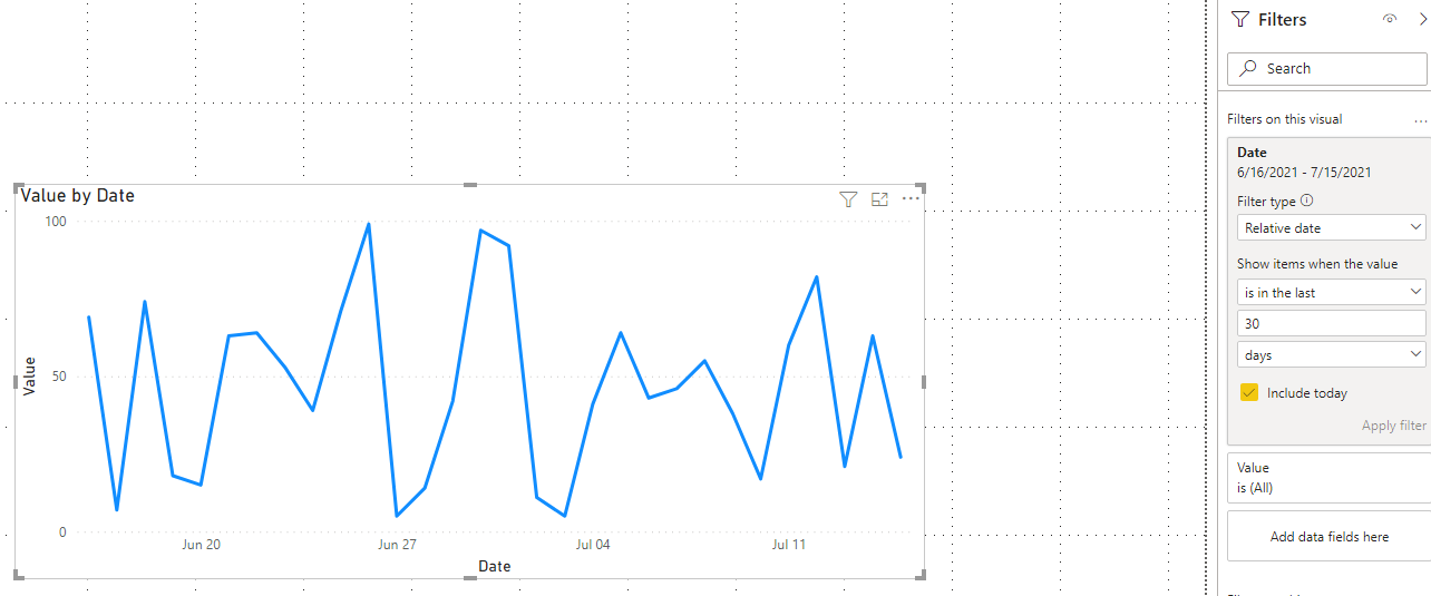 Solved: Show last 30 days in the line graph - Microsoft Fabric Community