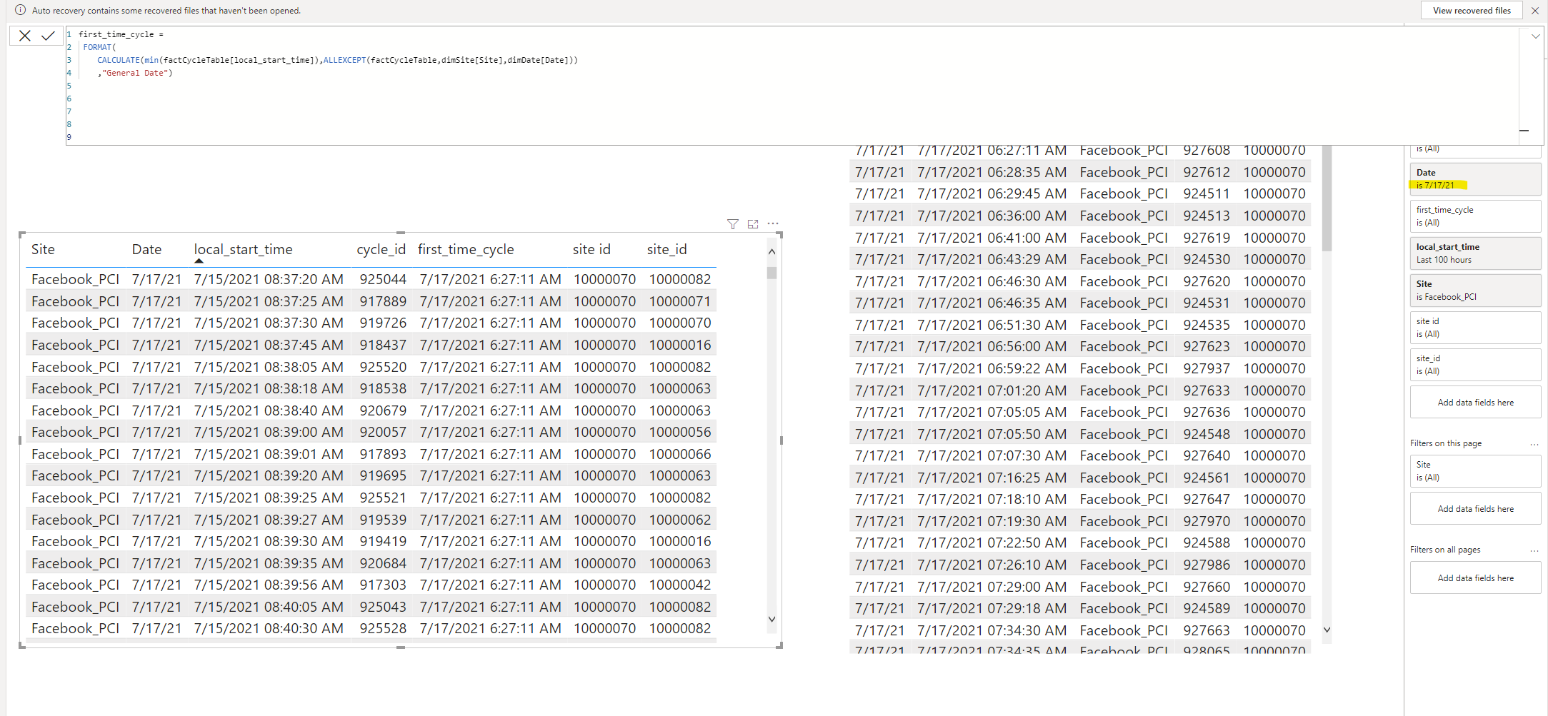 why the dax calculate remove the filter from the m... - Microsoft ...