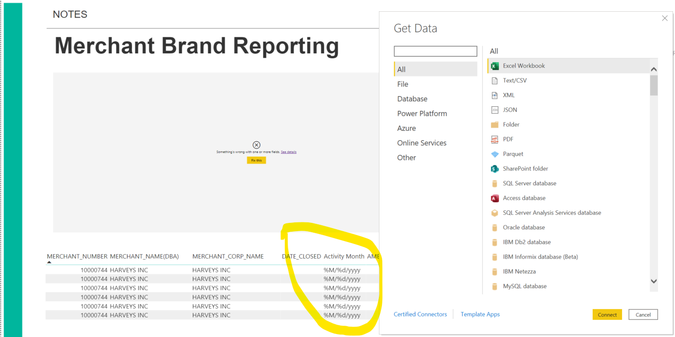 Solved: Adding a direct query table to pbix with a live co ...