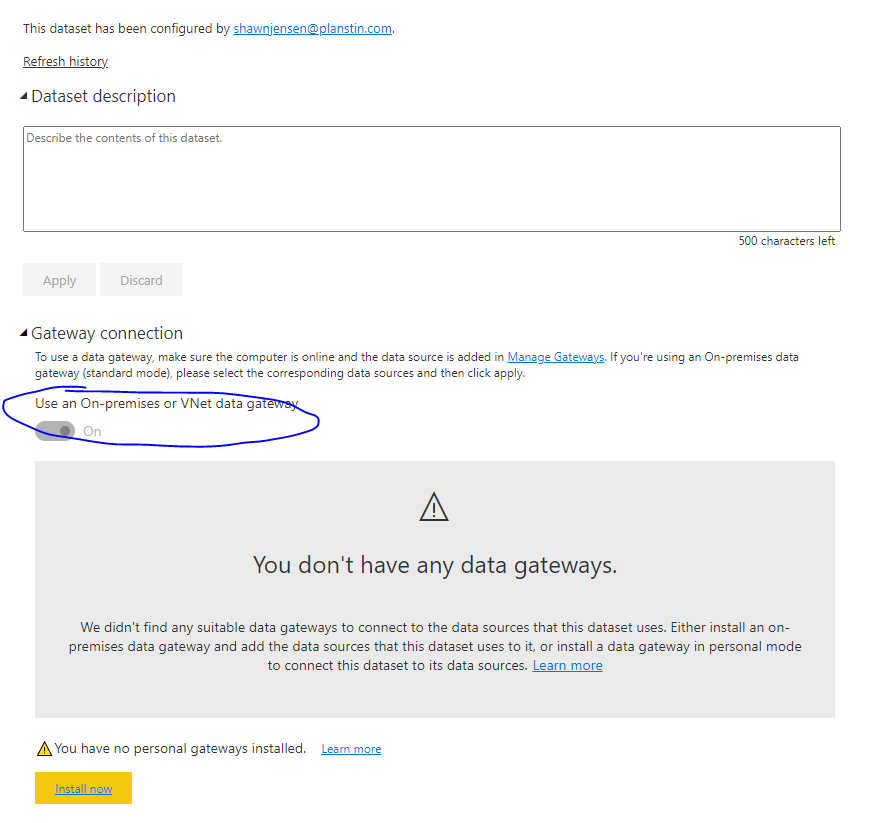 Power Bi Update without have to use a Gateway - Microsoft Fabric Community