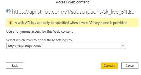 Solved: Power Bi Stripe Secret API key integration - Microsoft Fabric ...