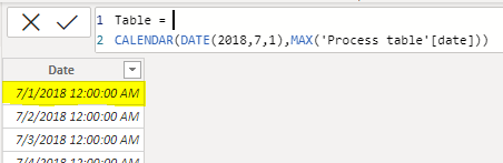 Fiscal Calendar table with end date should be max ... - Microsoft ...