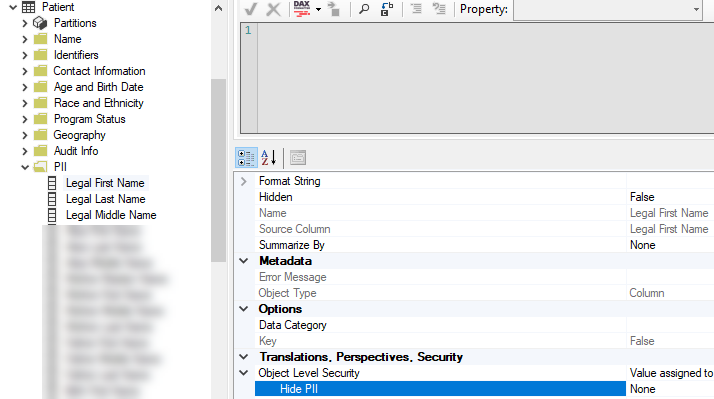 Trying to hide PII fields using Object Level Secur... - Microsoft ...