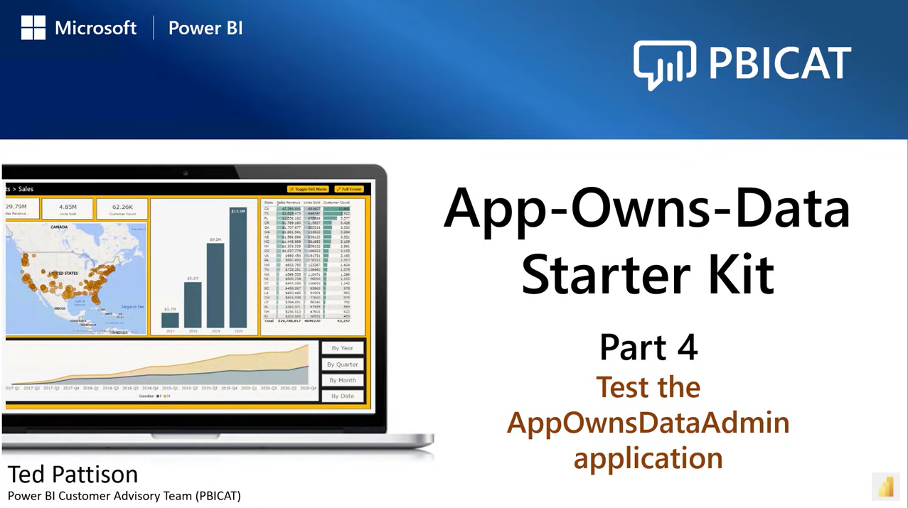 App Owns Data Starter Kit - Part 4 of 6 - Microsoft Fabric Community