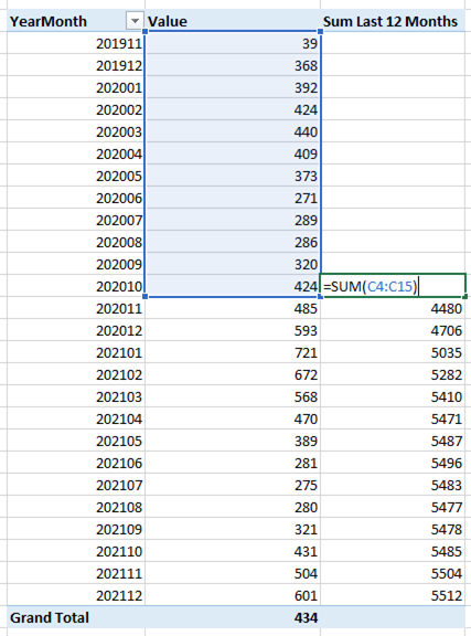 Solved: Calculate SUM between YearMonth (Values) - Microsoft Fabric ...