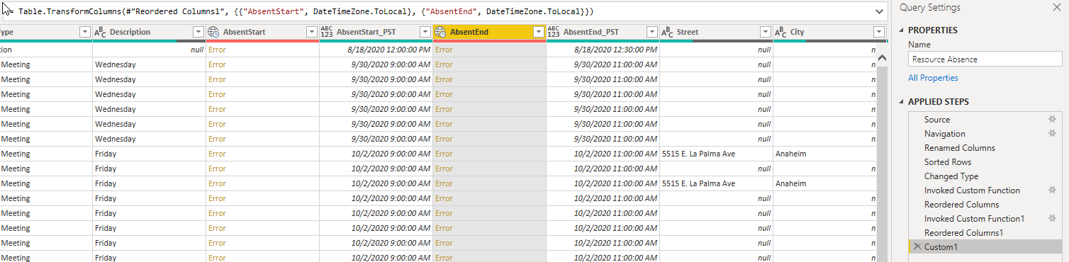Convert Date Time in UTC to PST - Microsoft Fabric Community