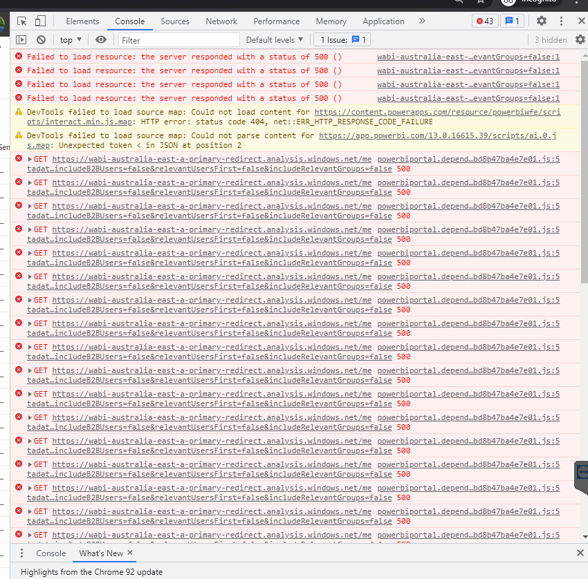Report sharing: Email addresses could not be valid... - Microsoft ...