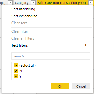 Solved: Can I create a column that will flag transactions ...