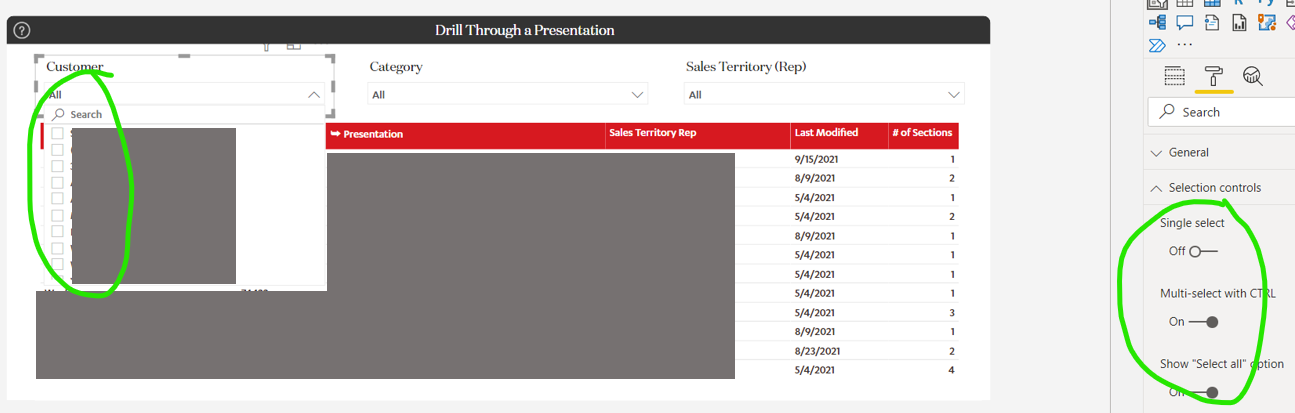 Multi-select filter becomes single-select in Power... - Microsoft ...