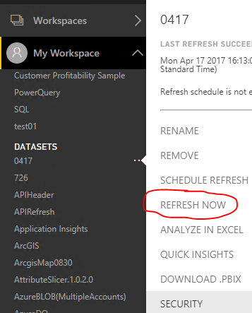 Solved: Is Refresh button in the Office 365 (cloud) Power ...