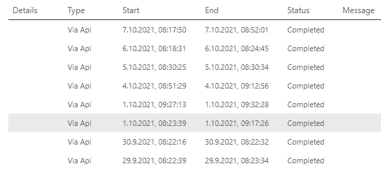 Solved: (2MB) PBI Refresh via Webservice - Extrem slow - Microsoft ...