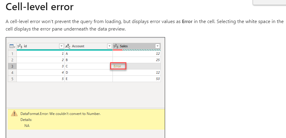 Data source errors not indicated on load results s... - Microsoft Fabric Community