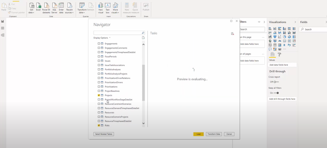 Project Status Update - Project Online to PowerBI - Microsoft Fabric ...