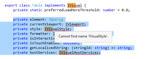 Unable to work with the PBI Visual template soluti... - Microsoft ...