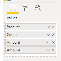 Power BI Table visual - show same column with diff... - Microsoft ...