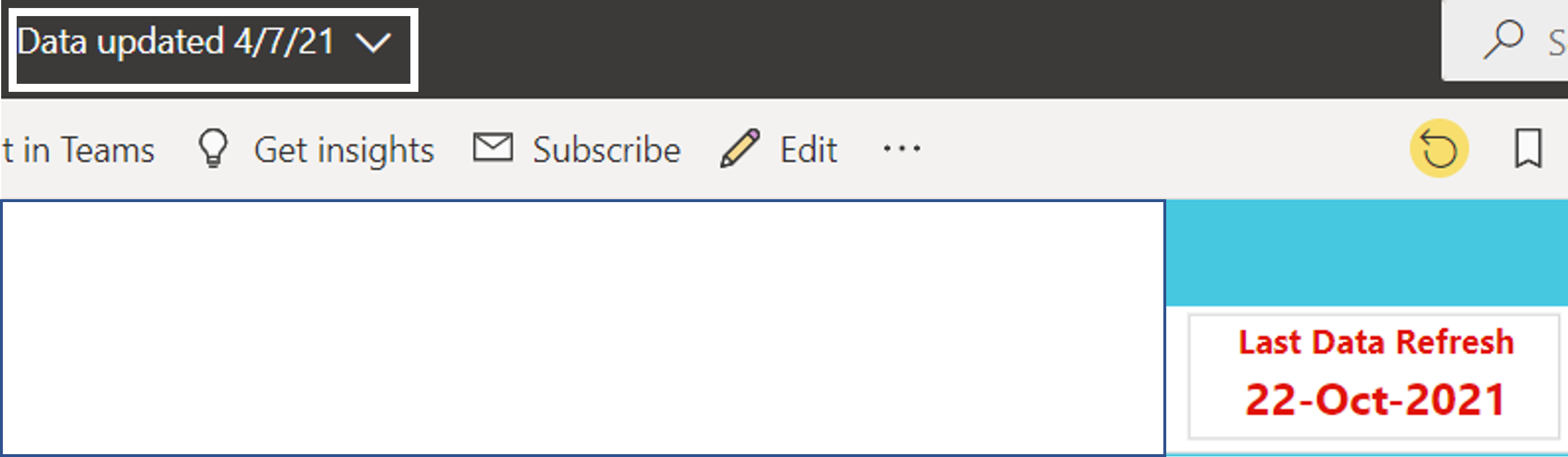Last refresh date not getting updated in Power BI ... - Microsoft ...