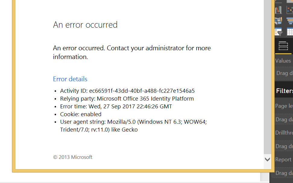 Power BI desktop - Login Error - Microsoft Fabric Community