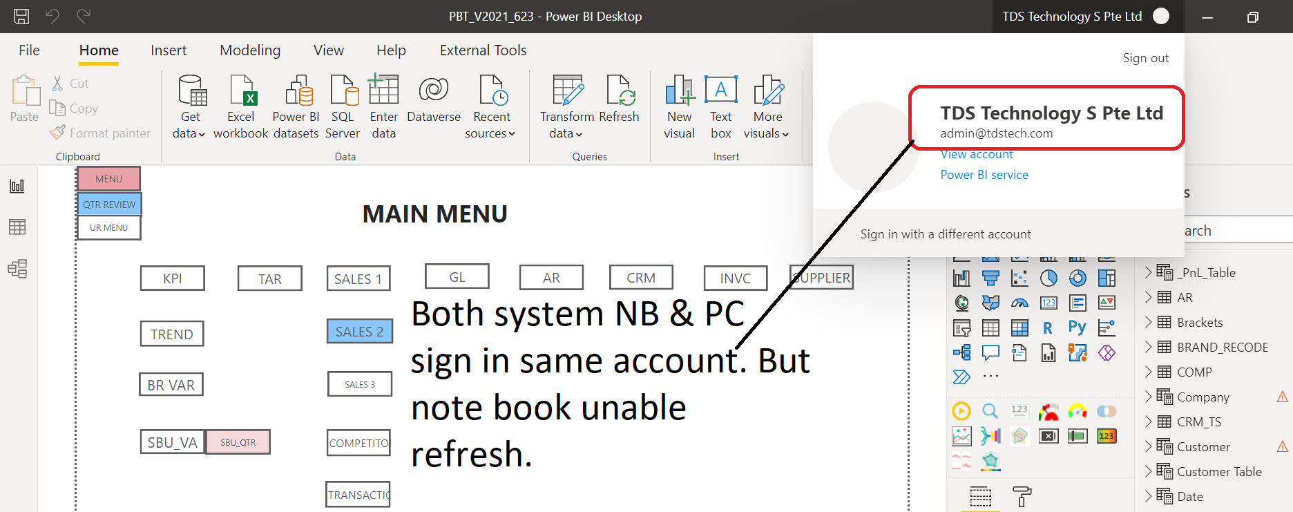 How to make my PBI file can refresh from my note b... - Microsoft ...