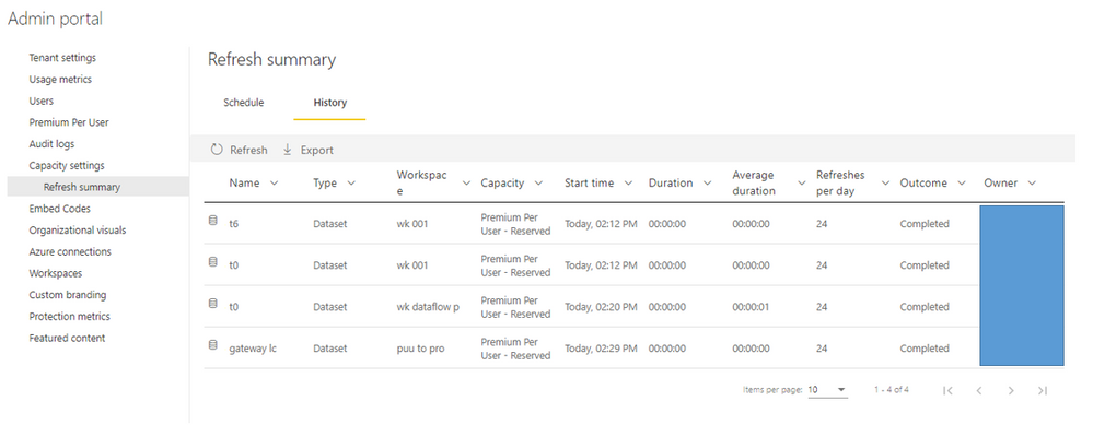 Solved: Refresh history query - Microsoft Fabric Community