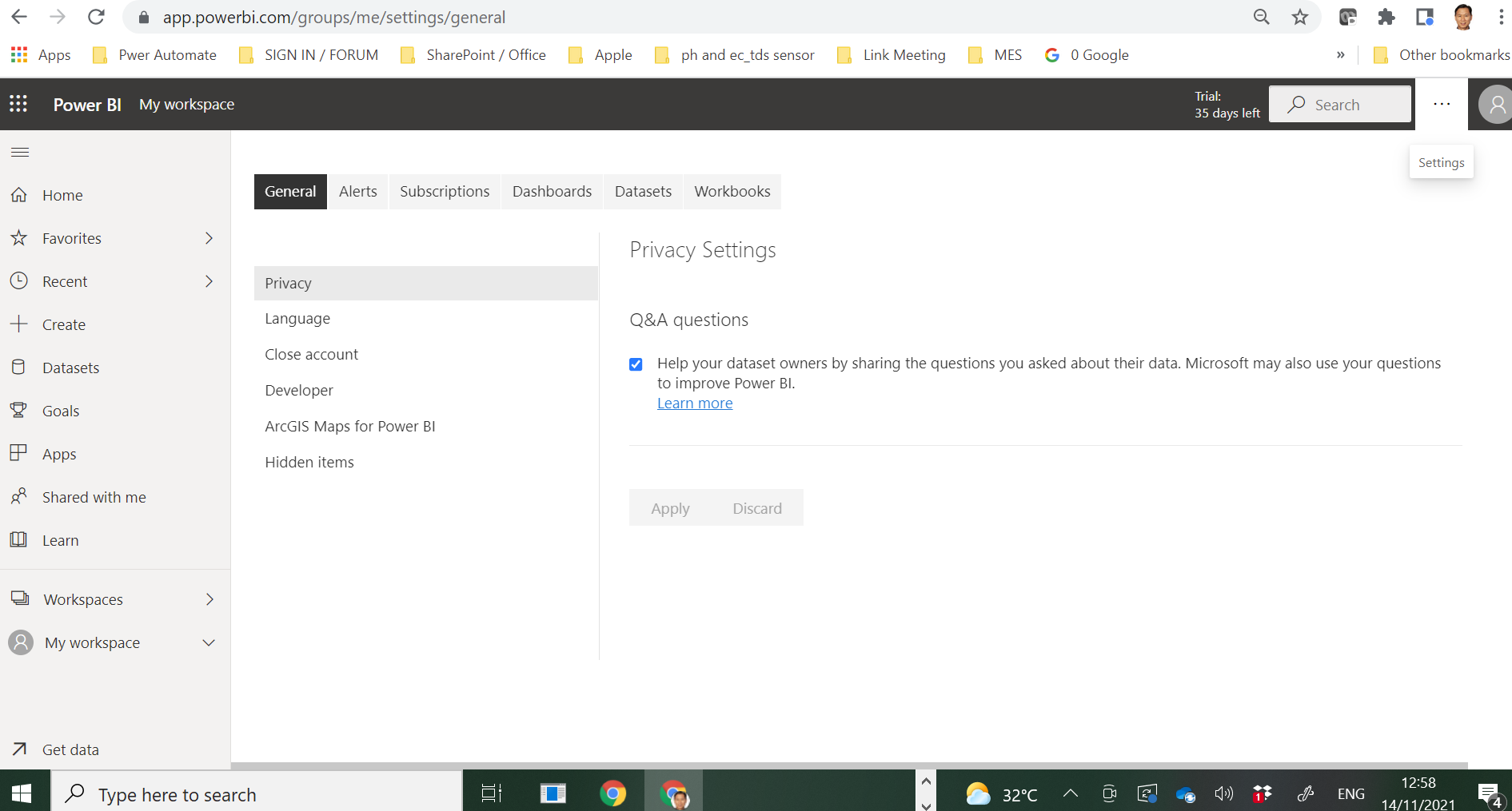 Solved: How to go to presentation mode setting ? - Microsoft Fabric ...