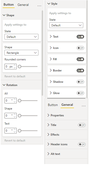 Buttom action menu disappears in the new Visual Pa... - Microsoft ...
