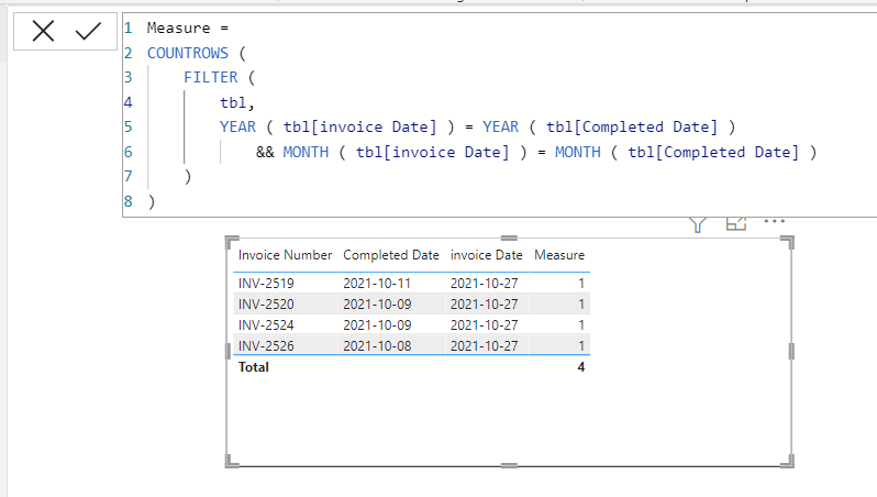 DAX Calculation for events that happens in the sam... - Microsoft ...