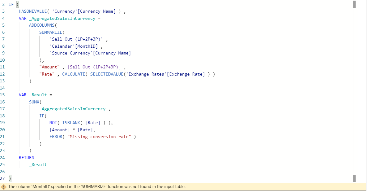 Multiple currencies conversion with DAX - Microsoft Fabric Community