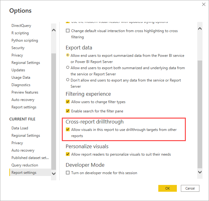 Solved: Trouble getting Cross report drill through to work - Microsoft ...