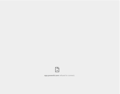 Solved: Getting error - app.powerbi.com refused to connect ...