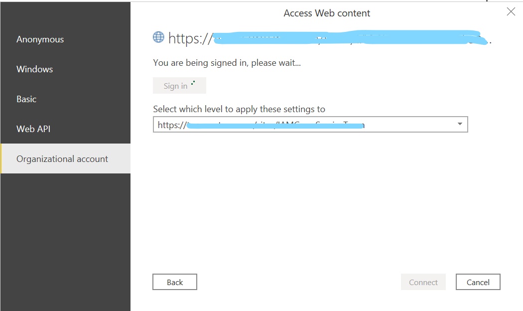Infinite loading screen when signing in - Microsoft Fabric Community