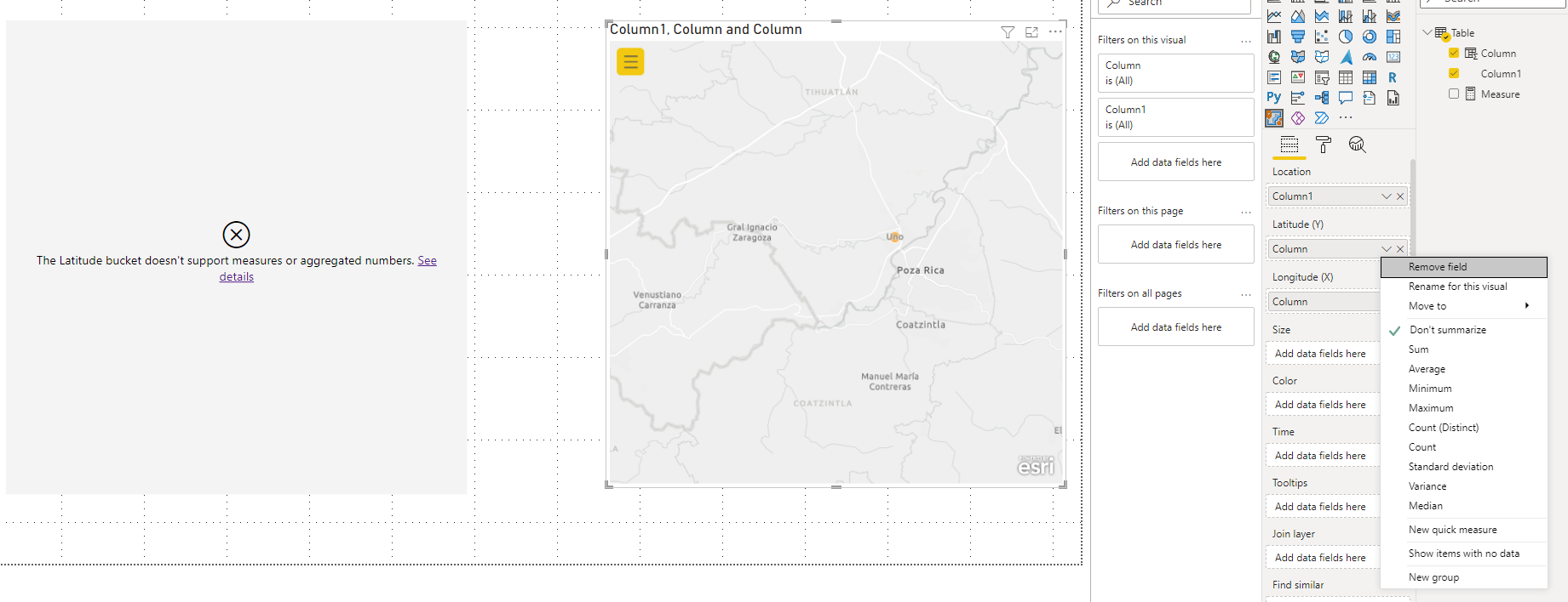 ArcGIS Visual using Calculated Fields - Microsoft Fabric Community