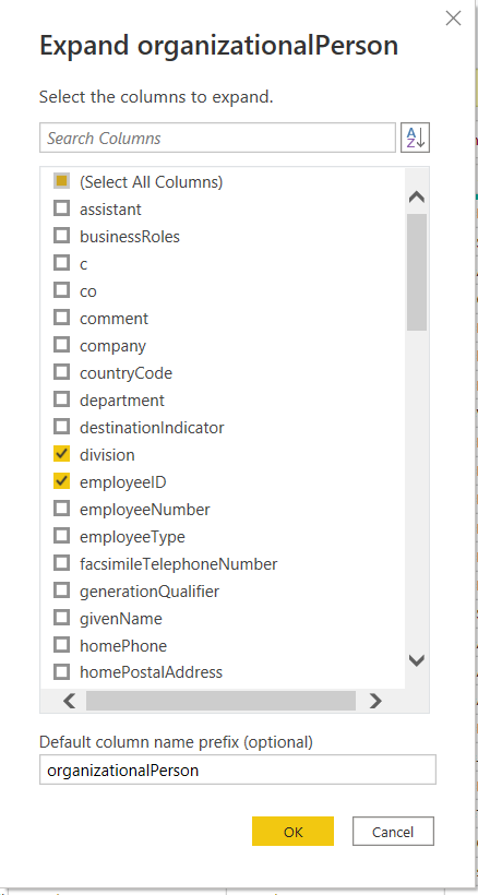 Solved: Retrieving employeeID and Department from Active D ...