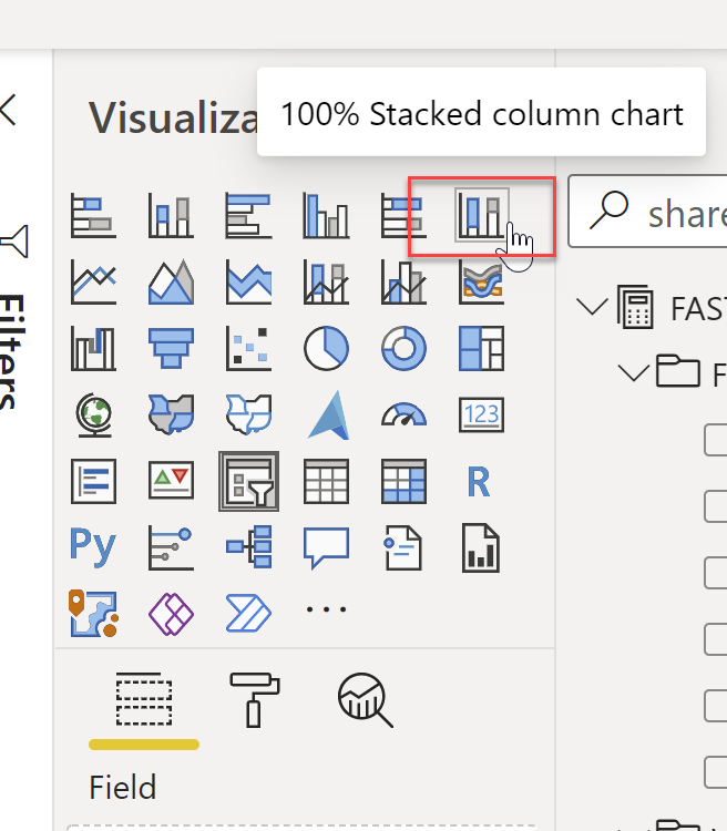 How can I increase the column chart height - Microsoft Fabric Community