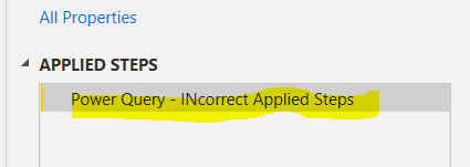 Solved: Not all Power Query Steps are shown under the Appl ...