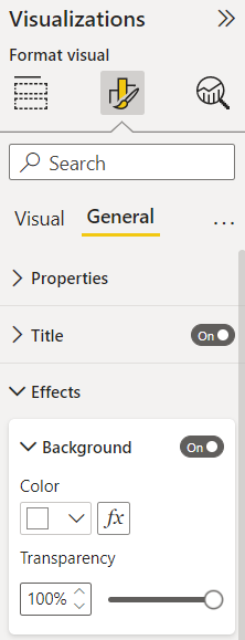 Solved: Power bi transparent slicer option - Microsoft Fabric Community