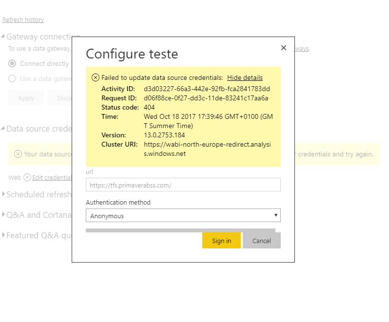 Solved: Web.Contents with the Content option is only suppo ...