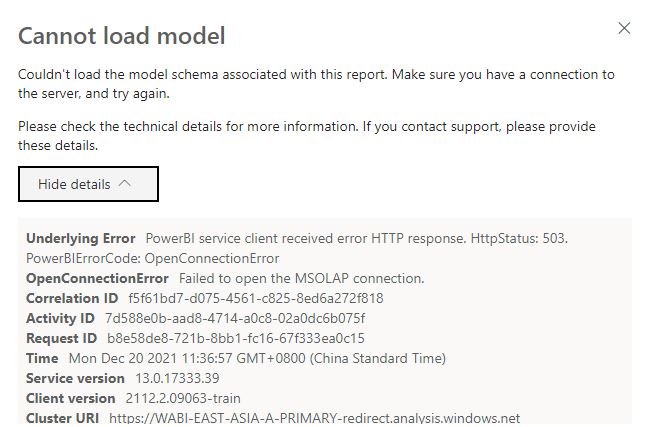 PowerBI report in embed not working - Microsoft Fabric Community