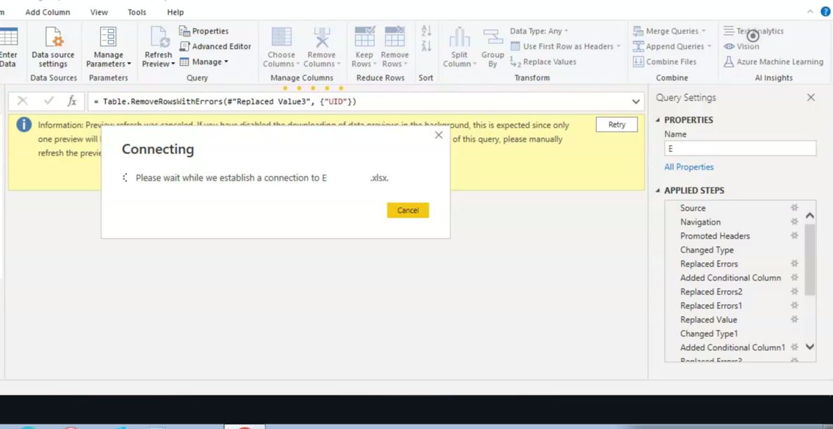 Endless Refresh in PBI Desktop - Microsoft Fabric Community