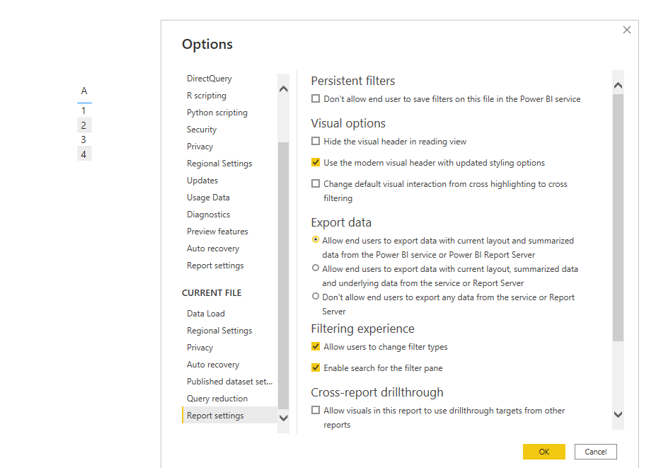 Persistent Filters (On Premis) - Microsoft Fabric Community