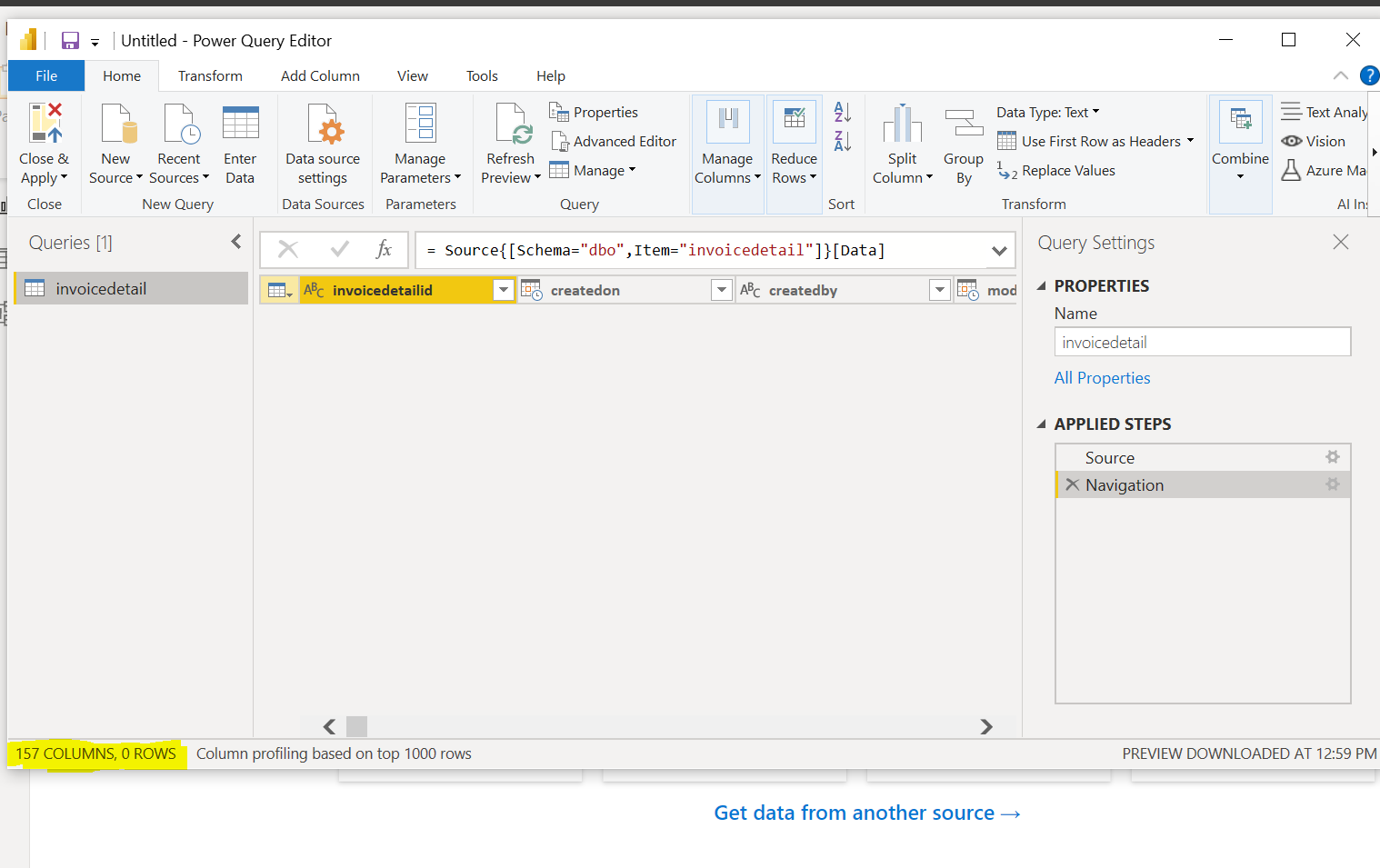 Solved: Dataverse table is showing empty in Power Bi - Microsoft Fabric Community