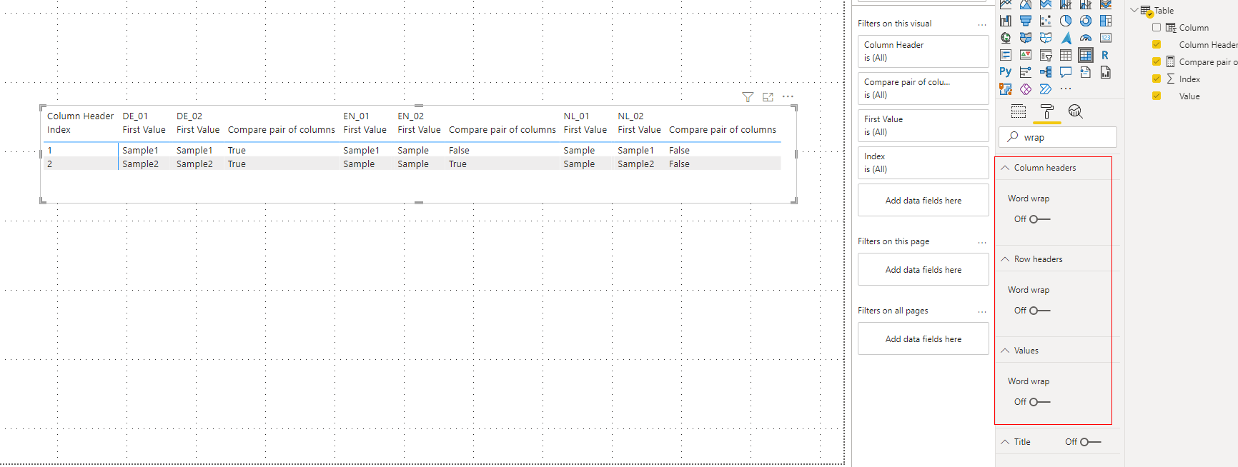 Solved: Multiple columns comparison with a measure or calc ...