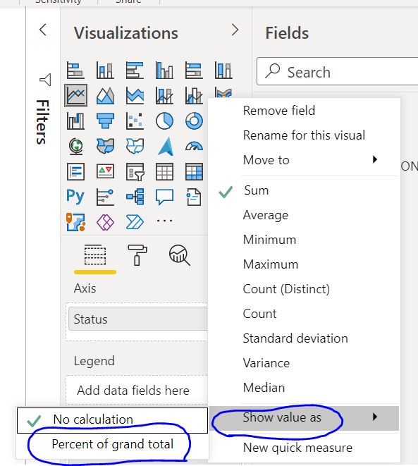 Desktop visual sorting function & Percentages - Microsoft Fabric Community