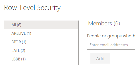 Power BI Data model with RLS Connected to Excel RL... - Microsoft ...