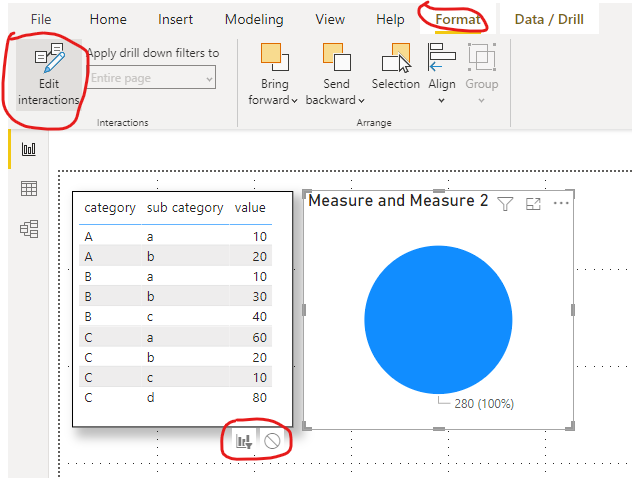 Solved: cross visual filter for measure - Microsoft Fabric Community