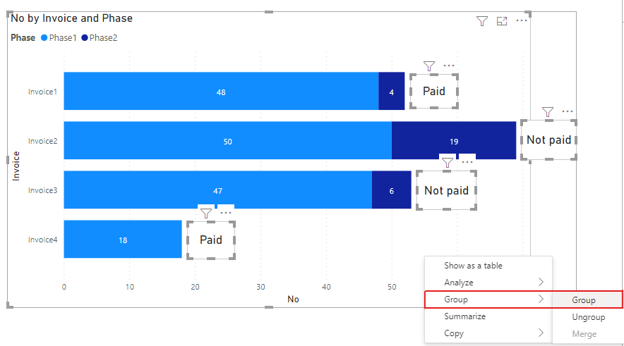 Solved: Horizontal Bar Chart with Text Labels on the Right - Microsoft ...